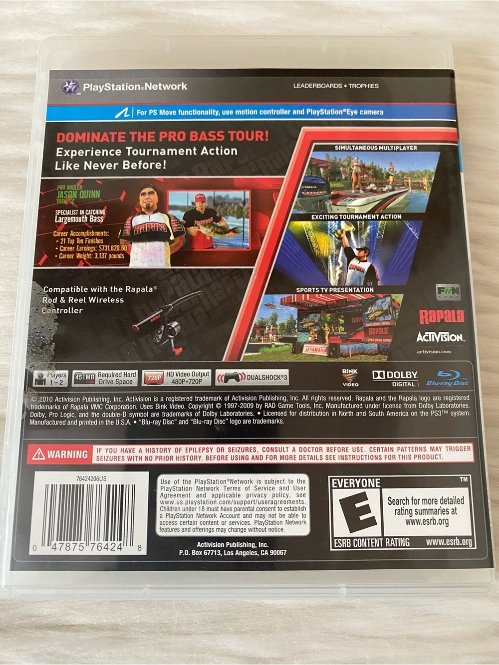 Ps3 | Video Games & Consoles | Rapala Pro Bass Fishing Ps3 | Poshmark